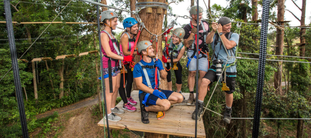 Sunshine Coast Adventure Park - TreeTop Challenge - The Booking Box